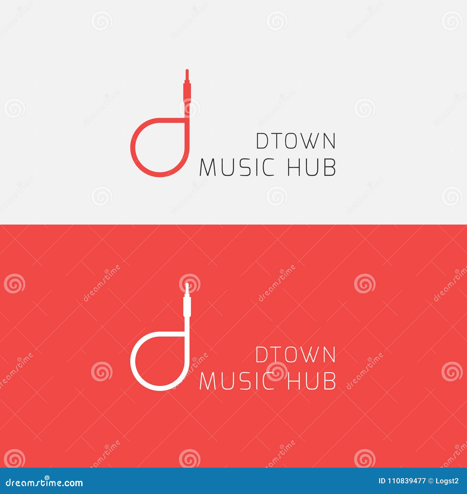 Hub Vector Logo. Music Studio Logo Stock Vector - Illustration of idea ...