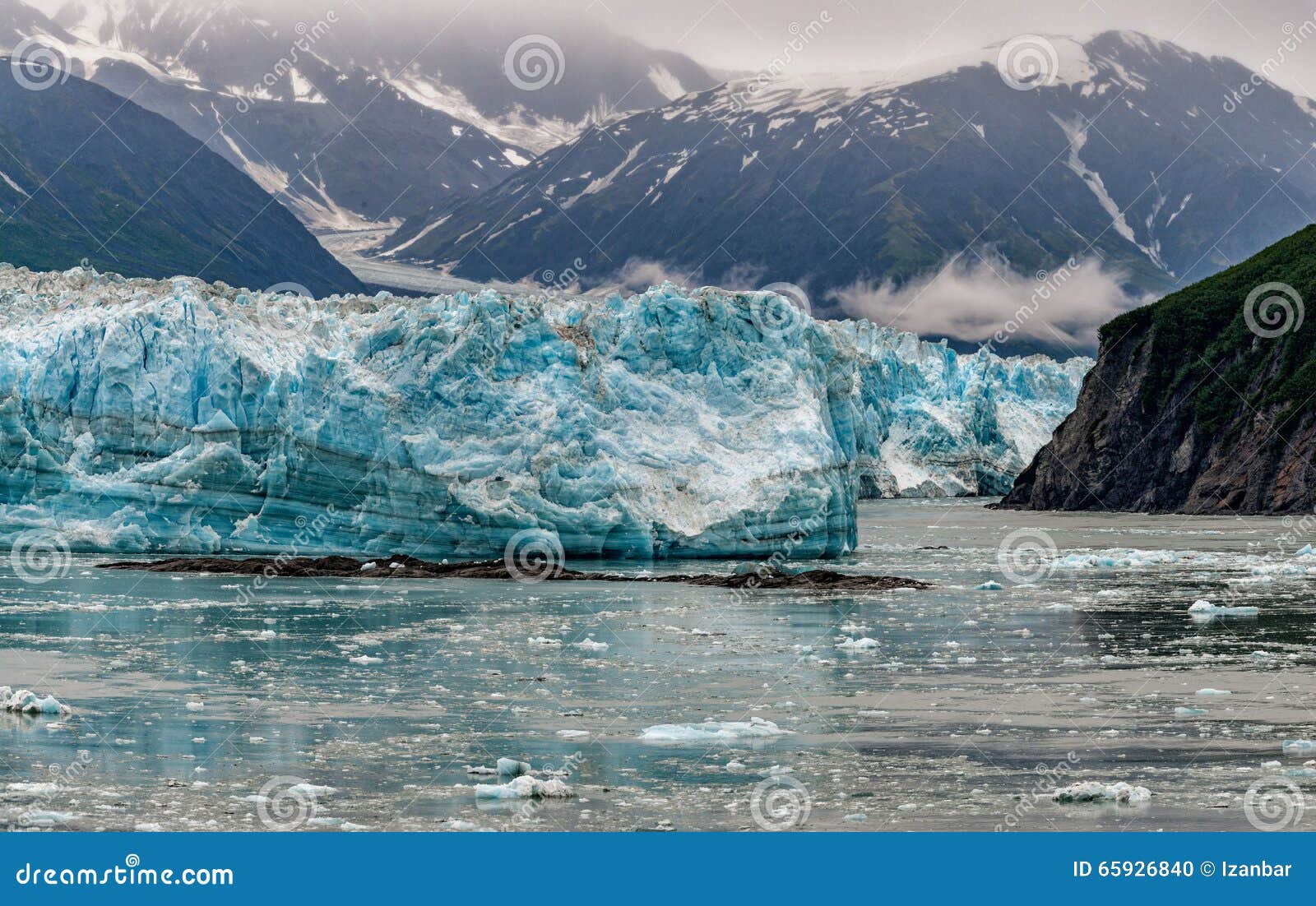 Hubbard Glacier while Melting Alaska Stock Photo - Image of blue ...