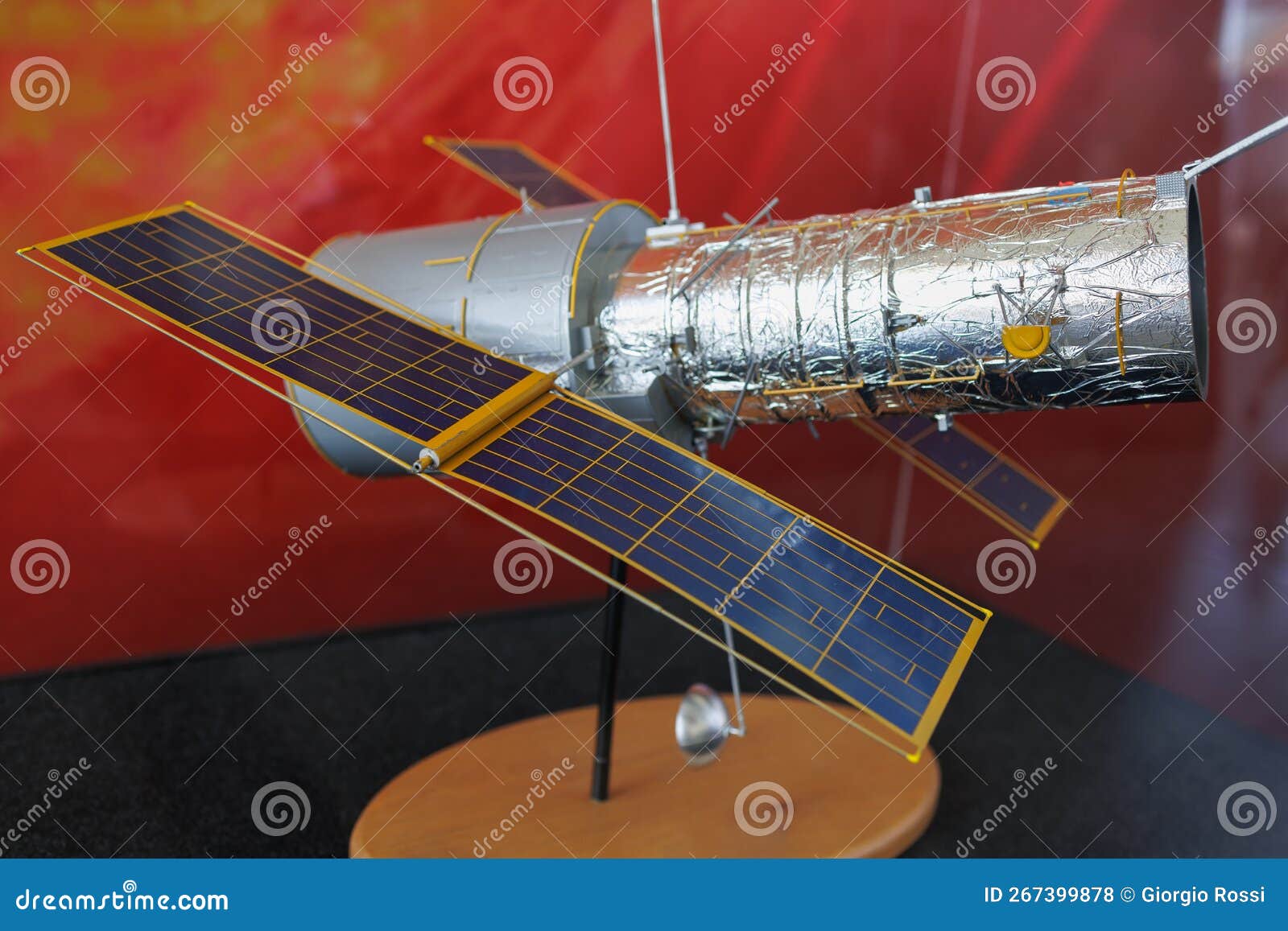 The Hubble Space Telescope - Small Scale Model Stock Photo - Image of ...