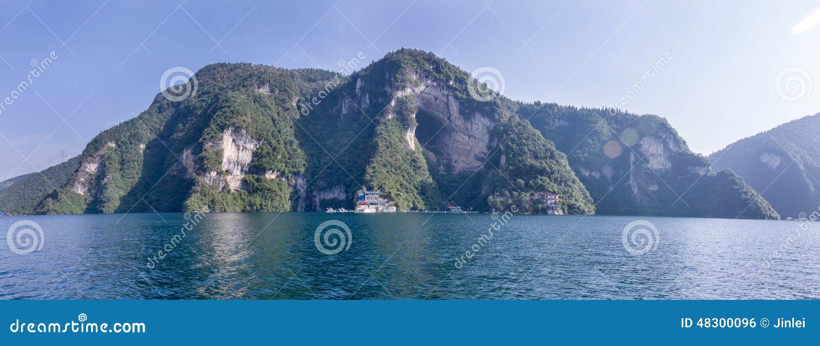 Hubei yichang qingjiang stock photo. Image of project - 48300096