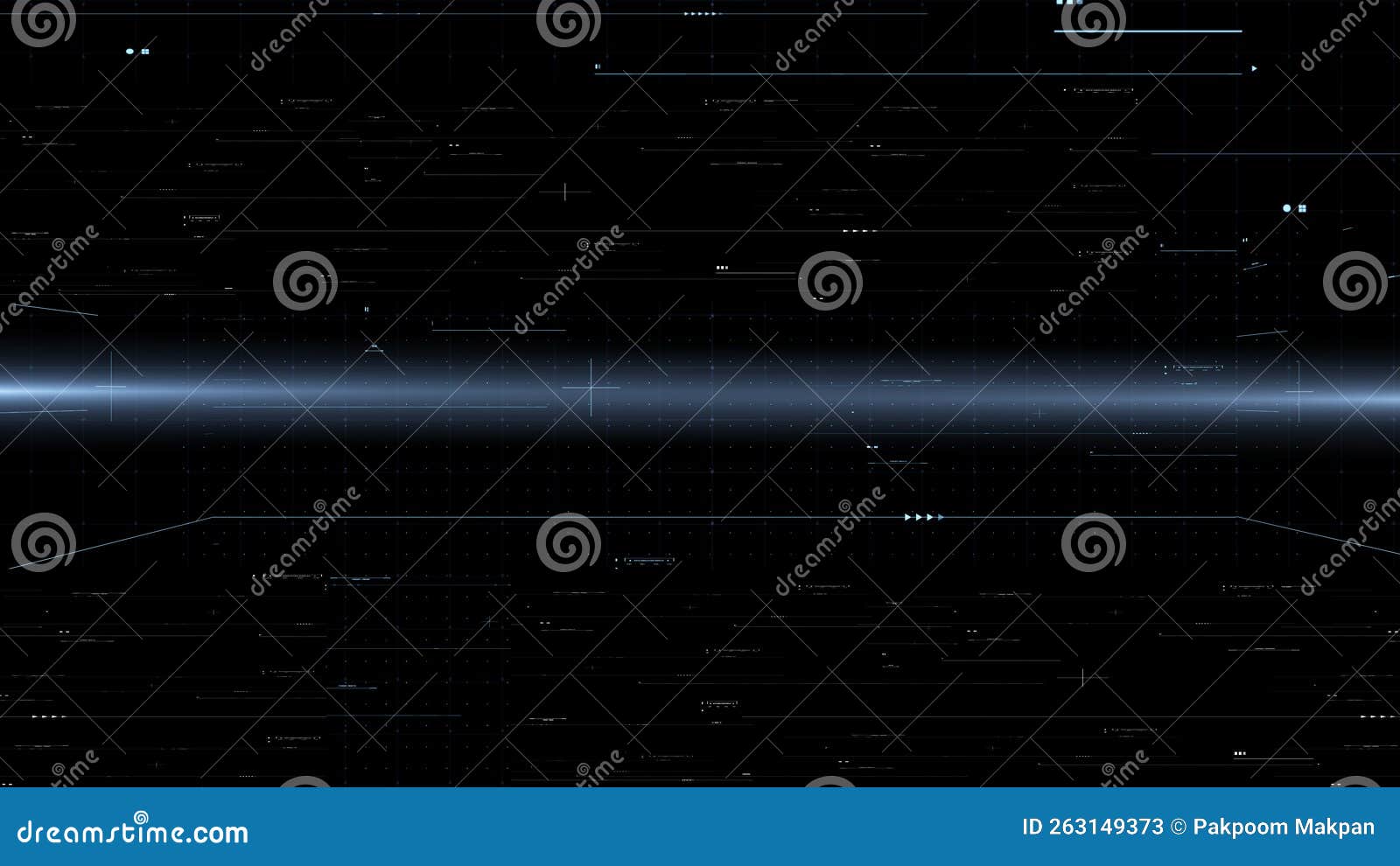 HUD Digital Cyberspace Futuristic Graphic User Interface ...