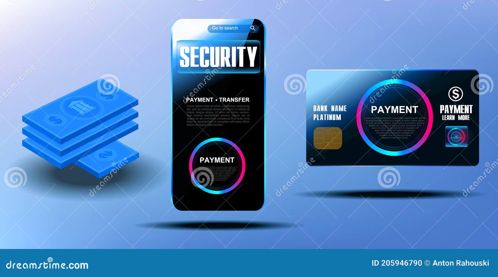 Set Of Techno - Frames With Different Thickness For Futuristic Design ...