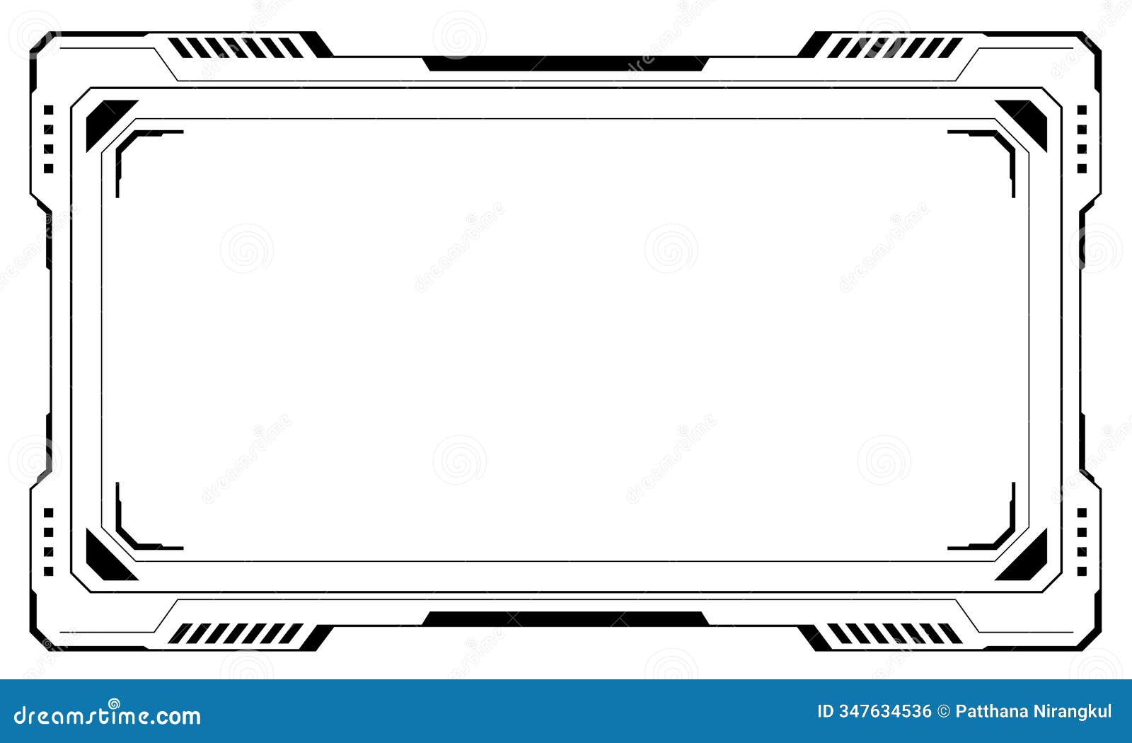 Frames For Gaming Streamers, Hud Frame For Twitch Streaming Media ...