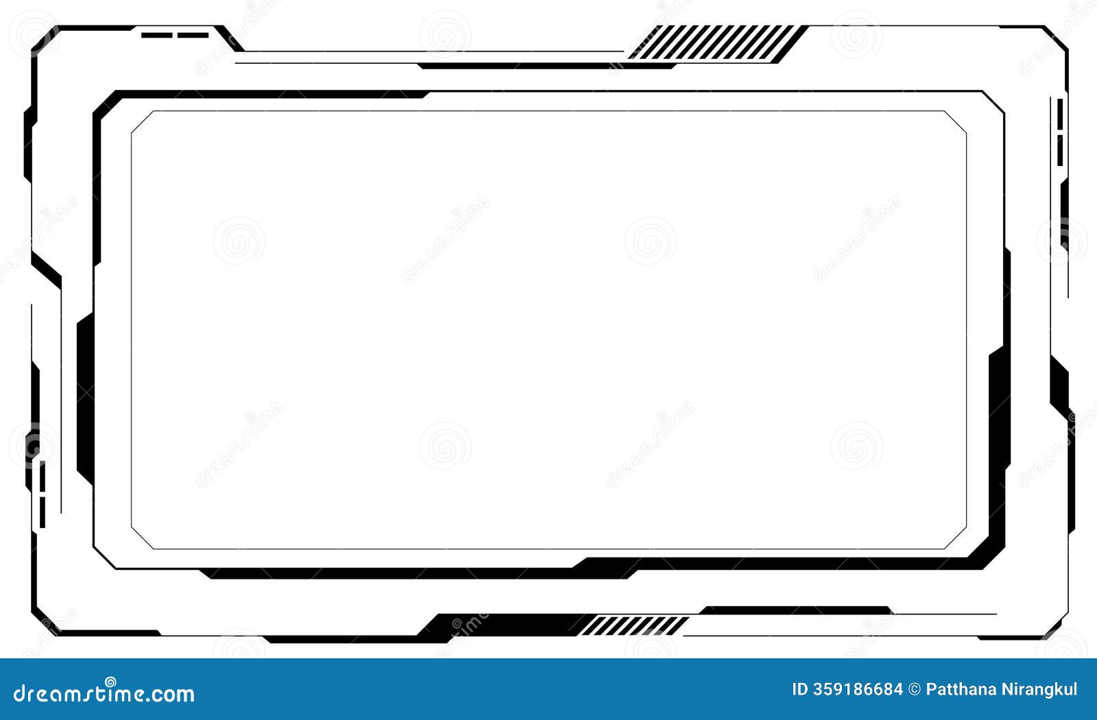 Frames For Gaming Streamers, Hud Frame For Twitch Streaming Media ...