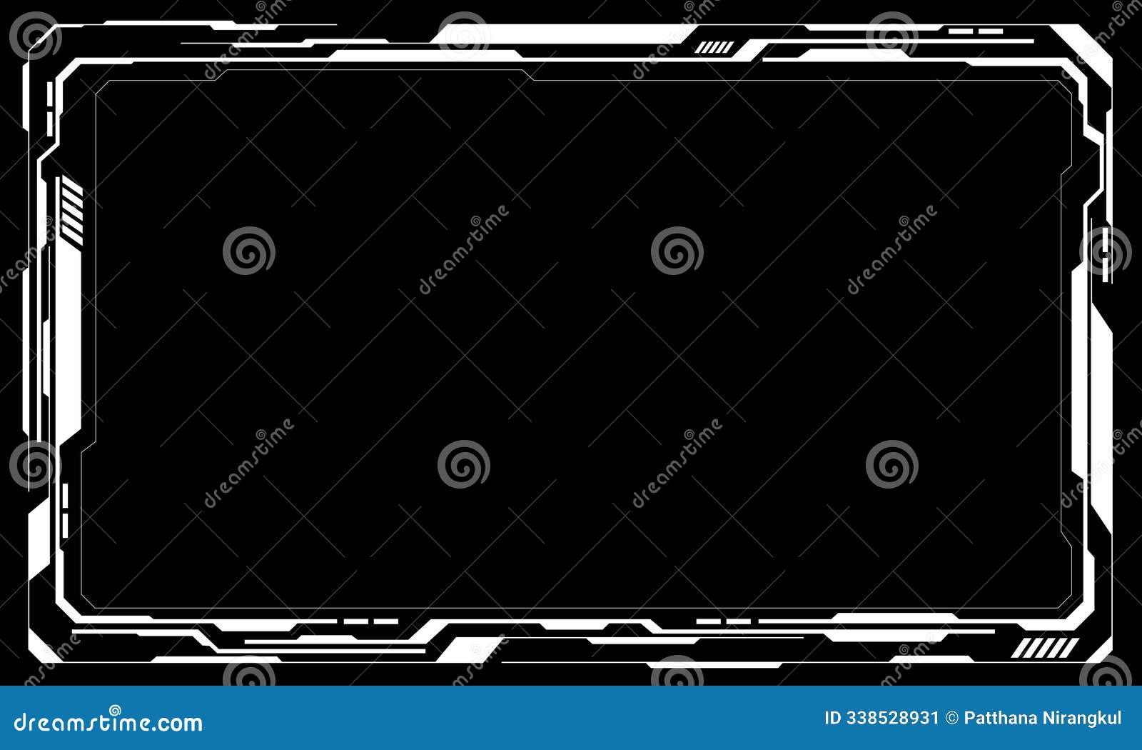 Frames For Gaming Streamers, Hud Frame For Twitch Streaming Media ...