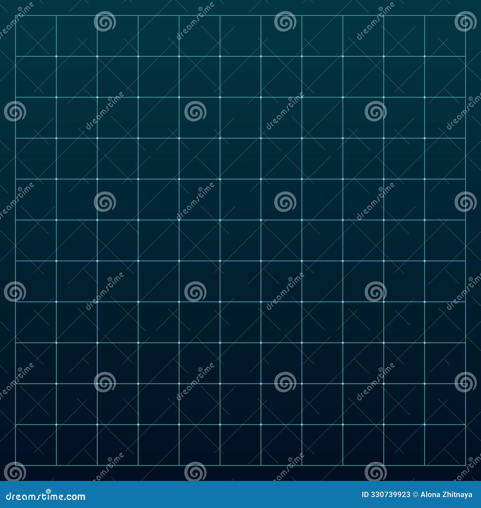 Hud Grid Game Panel. Graph with Dots, Lines Stock Illustration ...