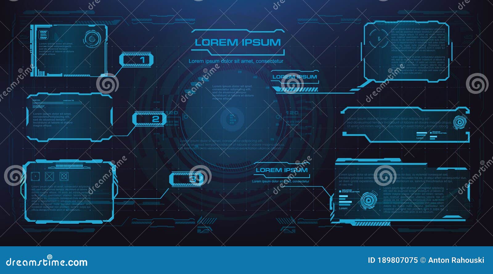 HUD, GUI, UI Futuristic Frame. User Interface Wich Screen Elements ... HUD, GUI, UI Futuristic Frame. User Interface Wich Screen Elements ...