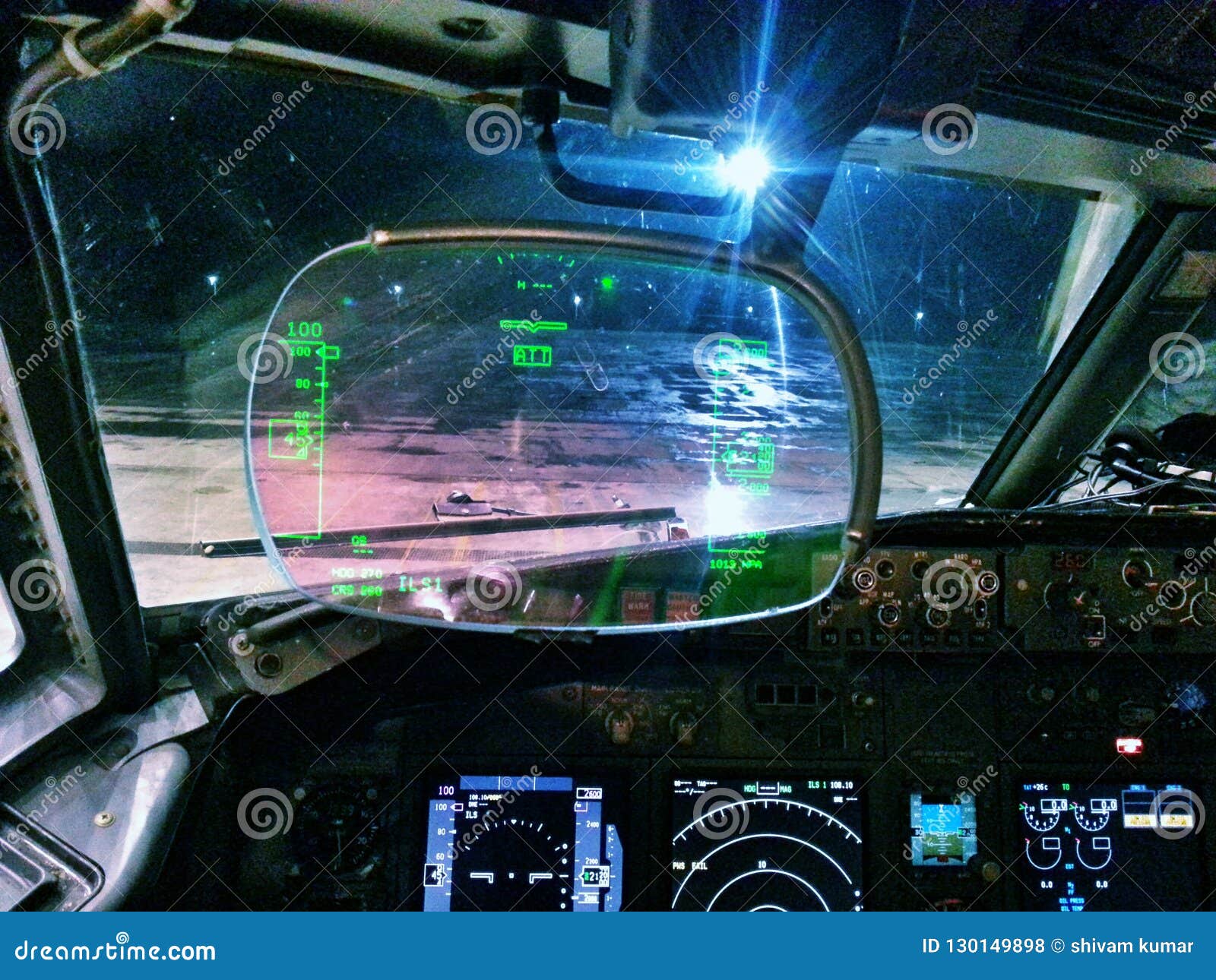 Head up display B737 NG stock photo. Image of fighter - 130149898