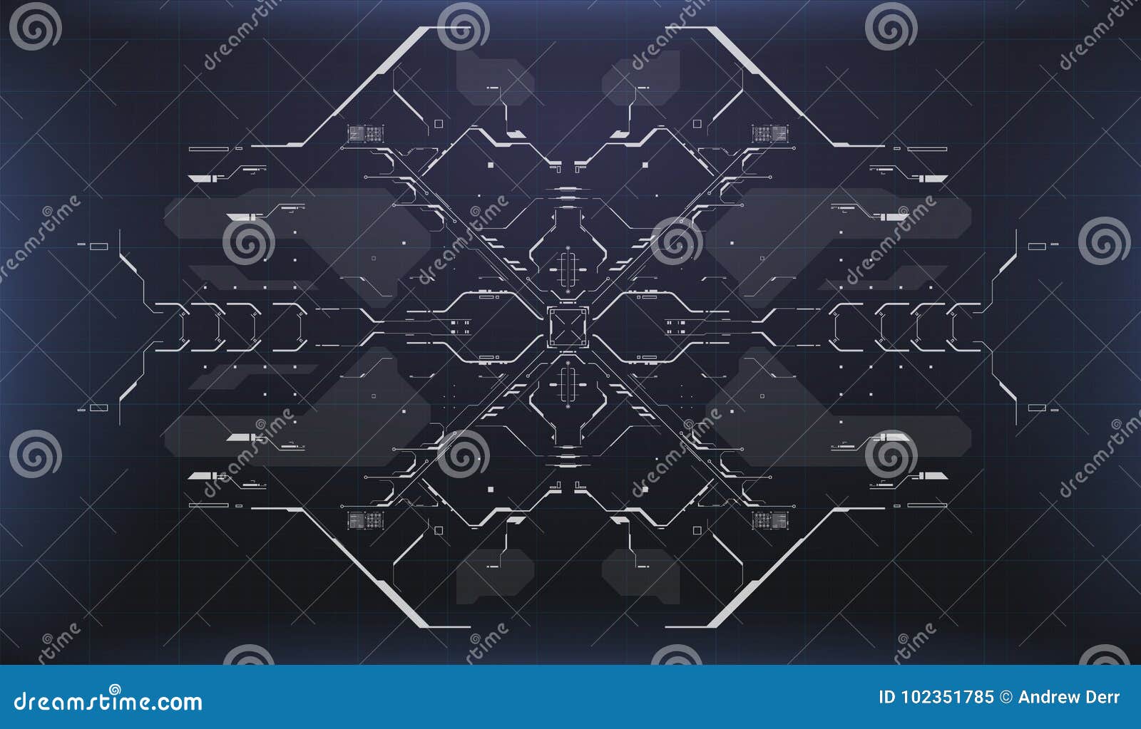 HUD UI and Infographic Elements. Stock Vector - Illustration of ...