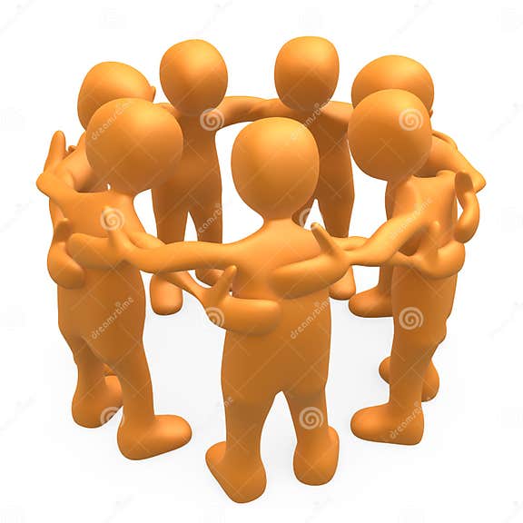Huddle stock illustration. Illustration of community - 19843355