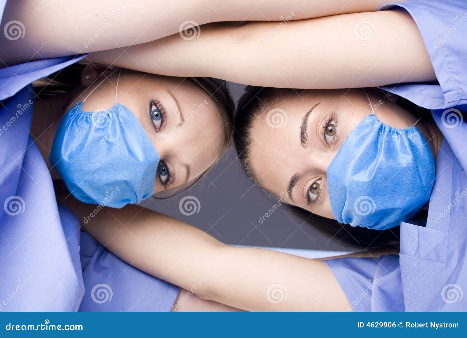 Huddled Nurses stock photo. Image of patient, eyes, people - 4629906