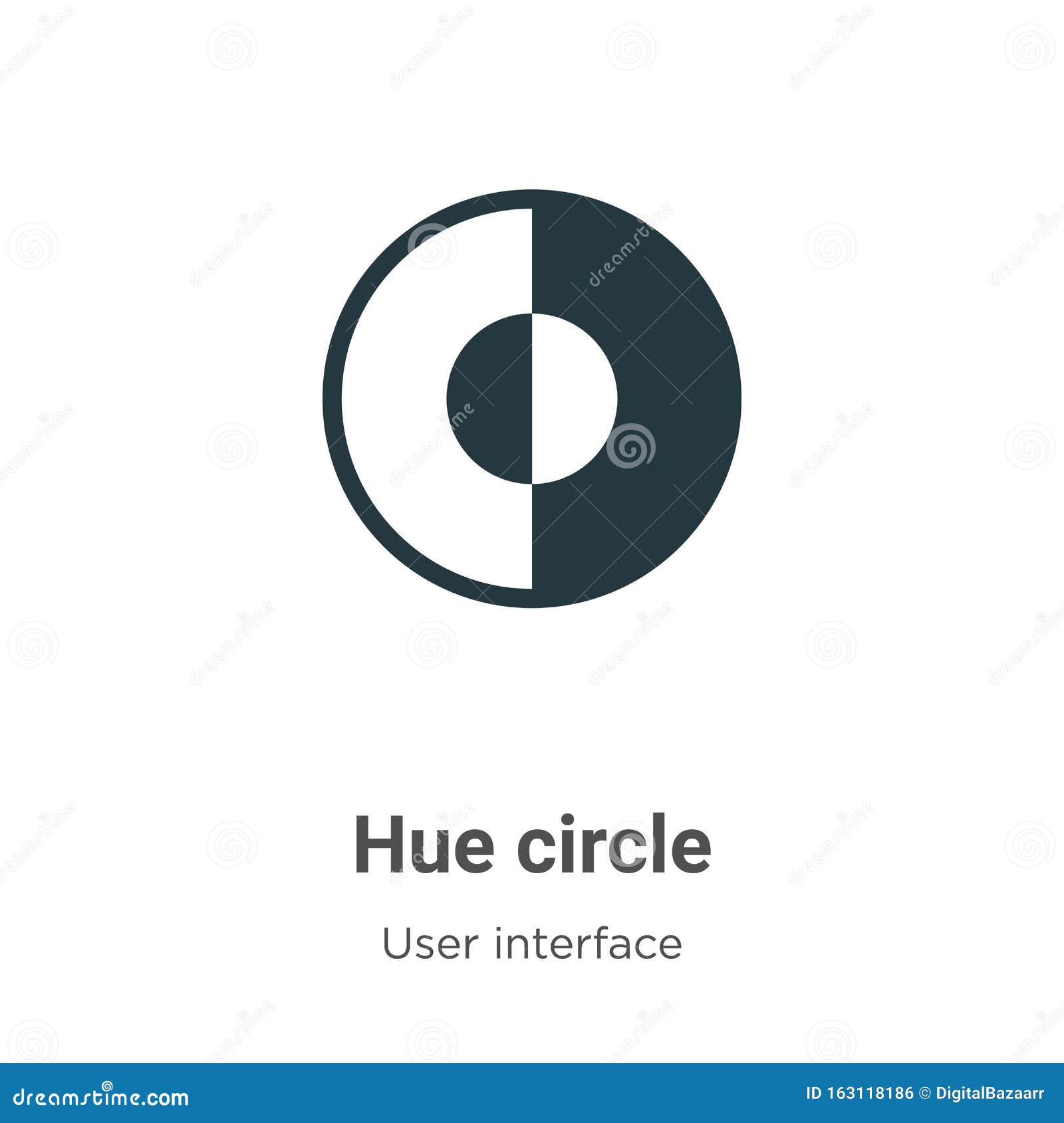 Hue Circle Vector Icon on White Background. Flat Vector Hue Circle Icon ... Hue Circle Vector Icon on White Background. Flat Vector Hue Circle Icon ...