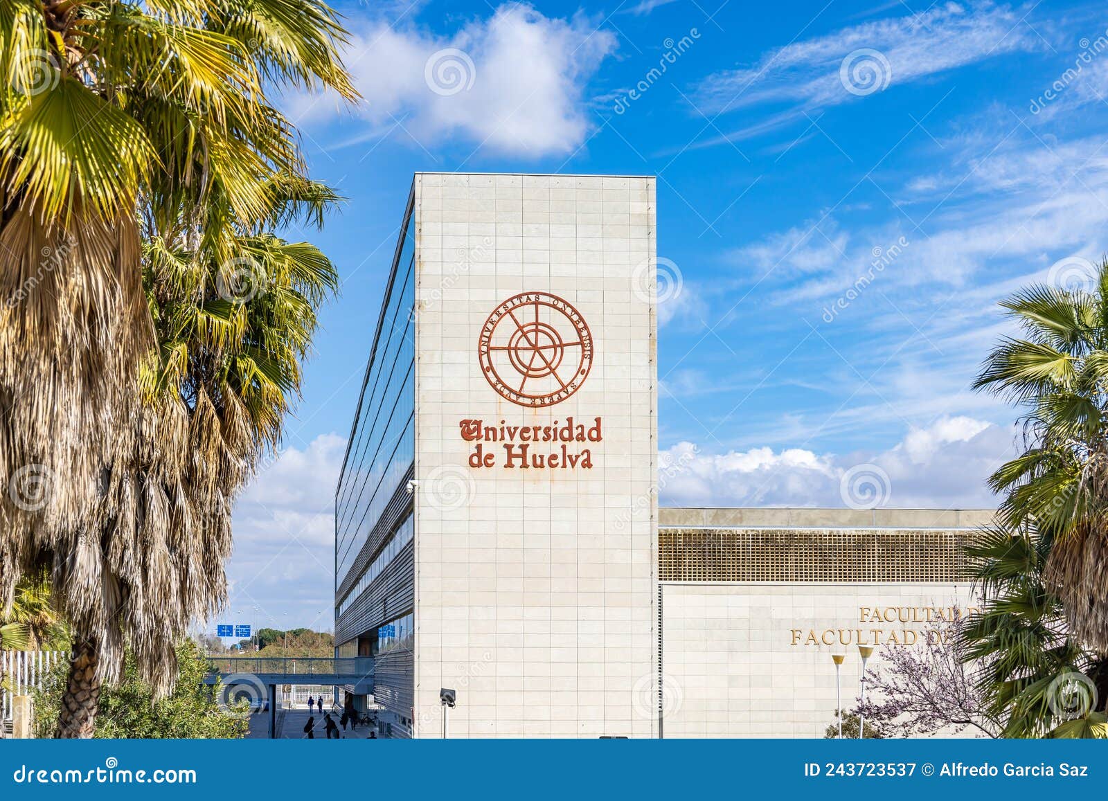 Huelva, Spain - March 10, 2022: Main Building of University of Huelva ...