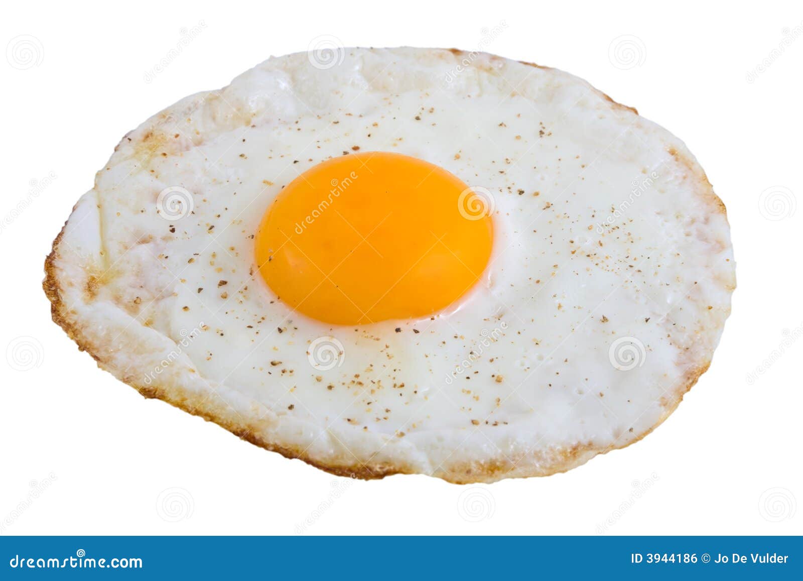 Huevo frito foto de archivo. Imagen de caliente, revuelto - 3944186
