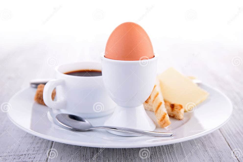 Huevo y café imagen de archivo. Imagen de cocina, taza - 37731489