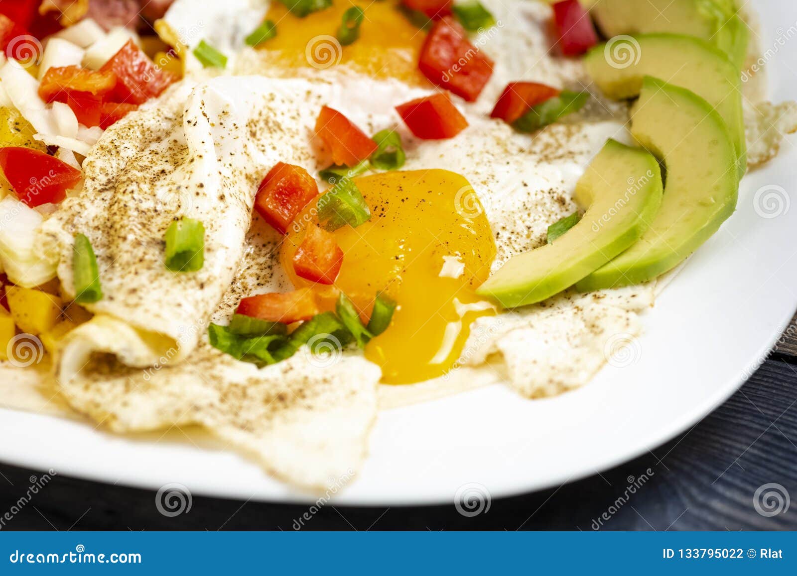Huevos Rancheros - Eggs in the Ranch Stock Photo - Image of healthy ...
