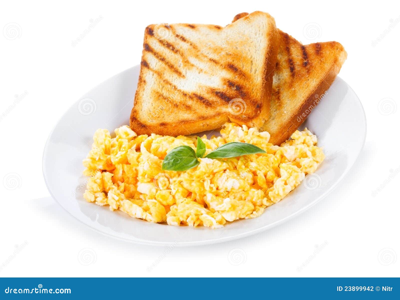 Huevos revueltos foto de archivo. Imagen de tradicional - 23899942