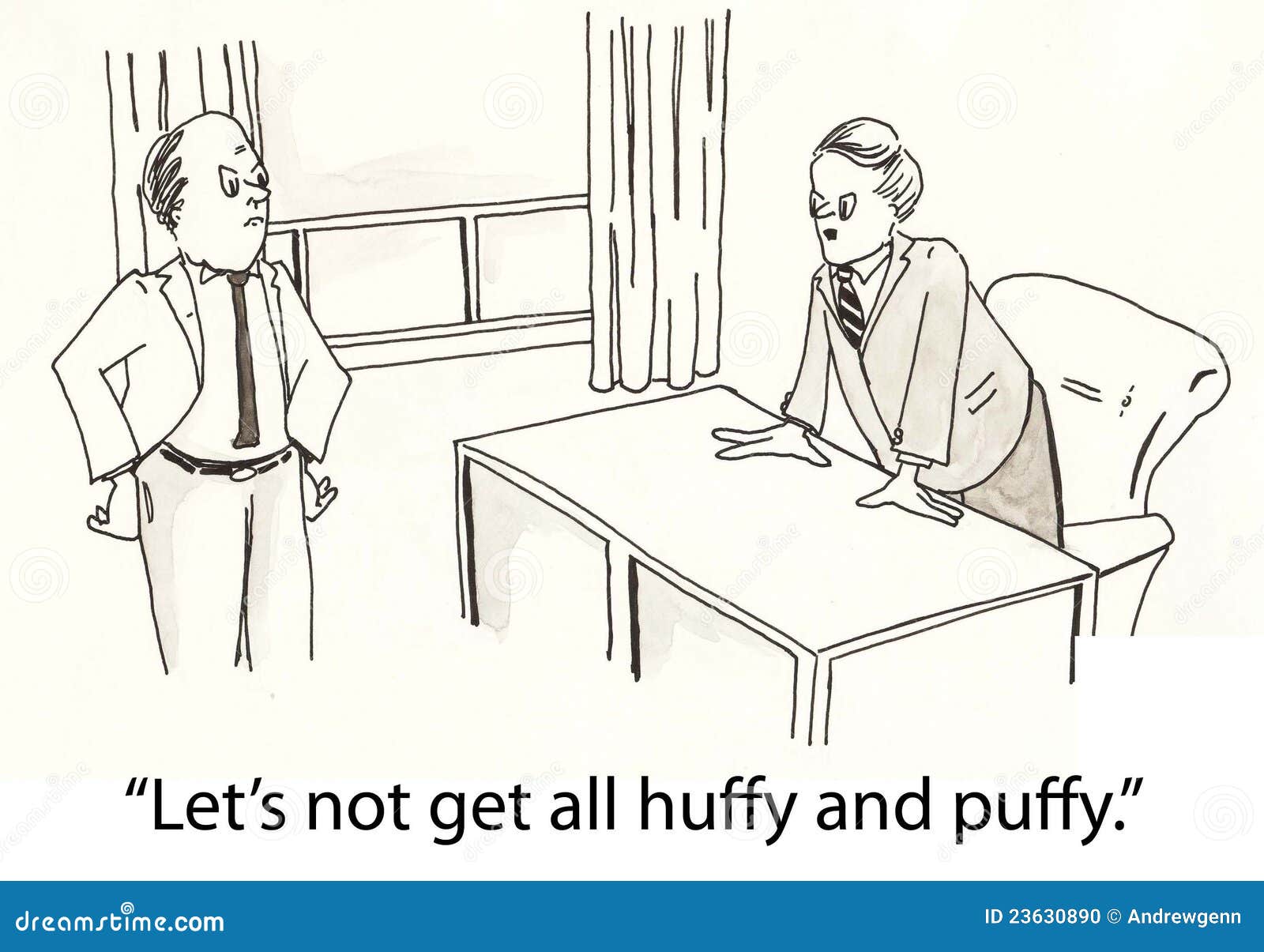 Angry Attorney Stock Image | CartoonDealer.com #30997