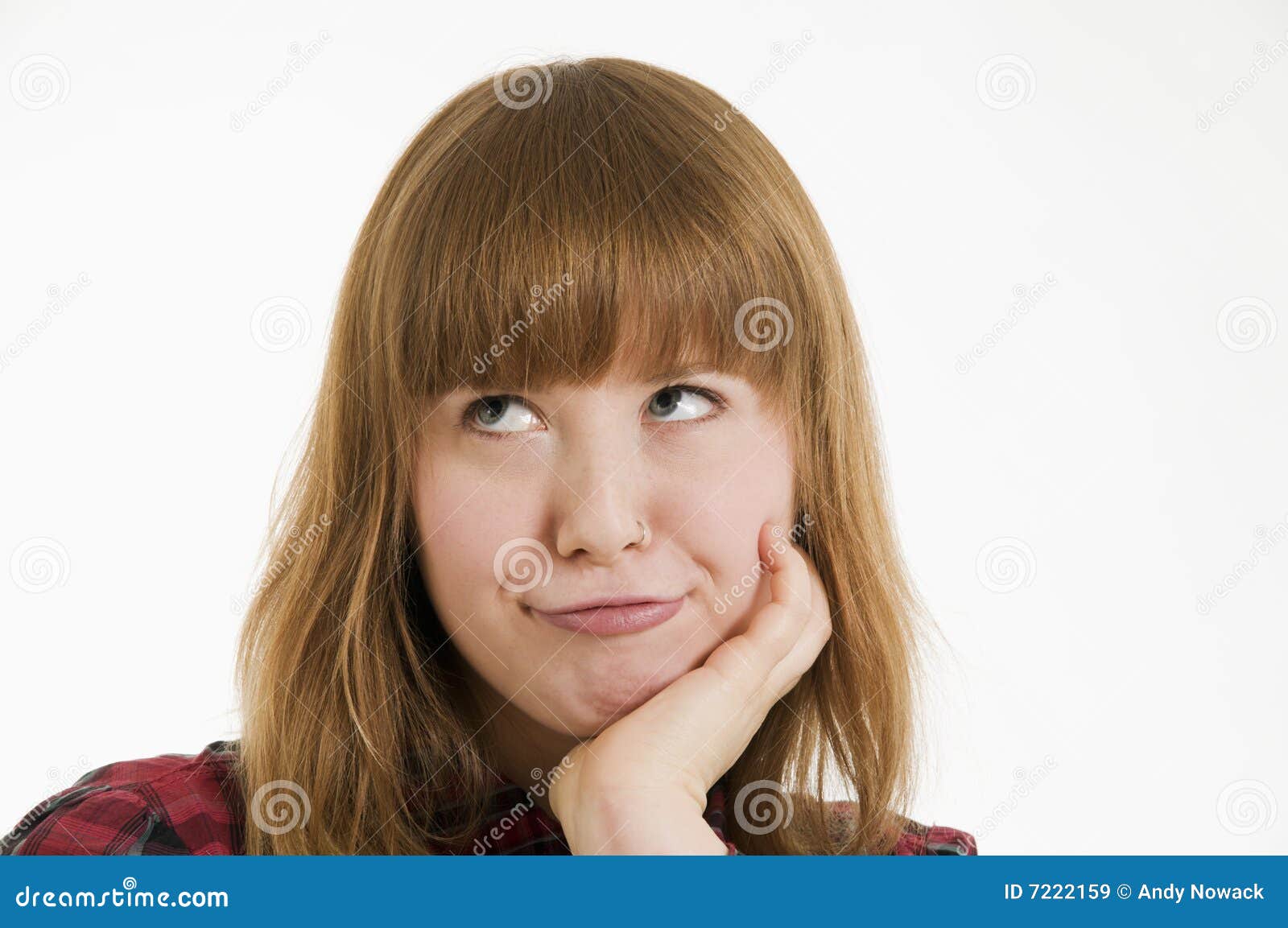 Huffing girl stock image. Image of looking, people, gesturing - 7222159