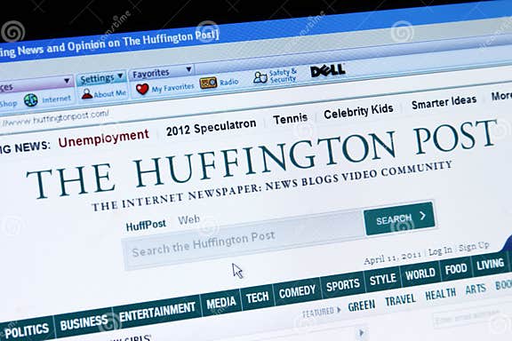 The Huffington Post editorial photo. Image of huffpost - 20861916