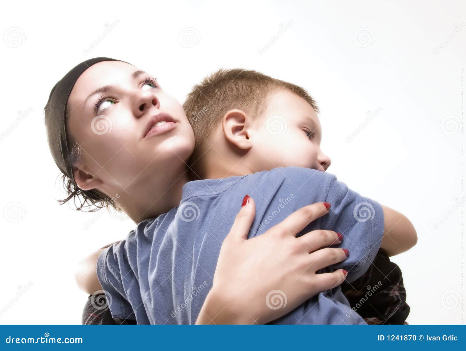 Hug stock photo. Image of profile, blond, future, smile - 1241870