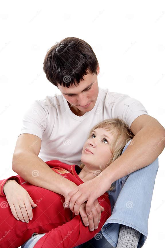 Hug stock image. Image of pair, pretty, laughing, european - 2309335