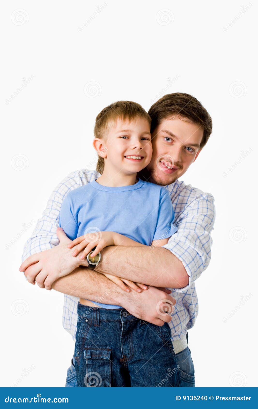 Hug stock photo. Image of familiar, caucasian, happiness - 9136240