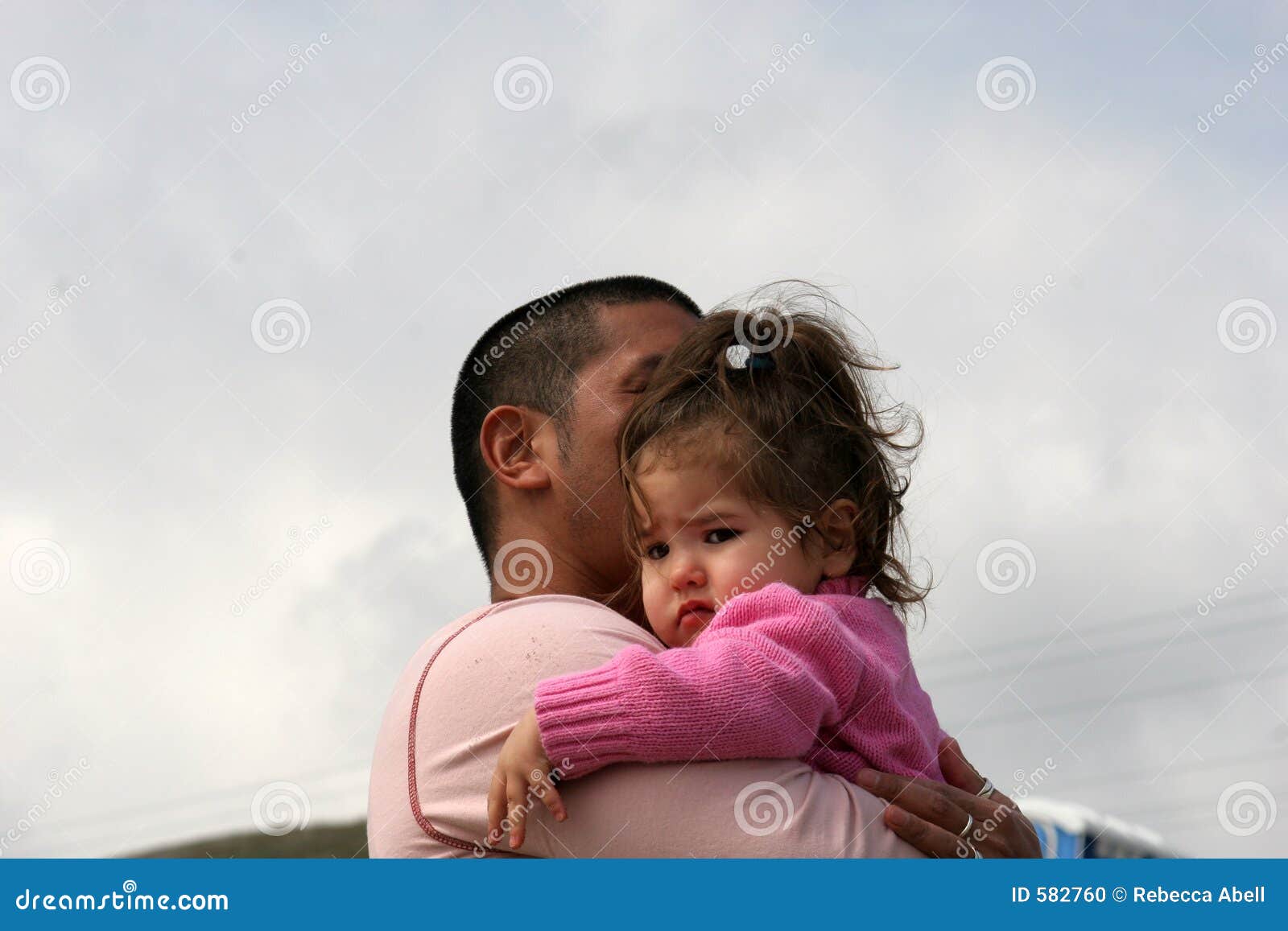 Hug from Daddy stock photo. Image of asian, fathers, loving - 582760