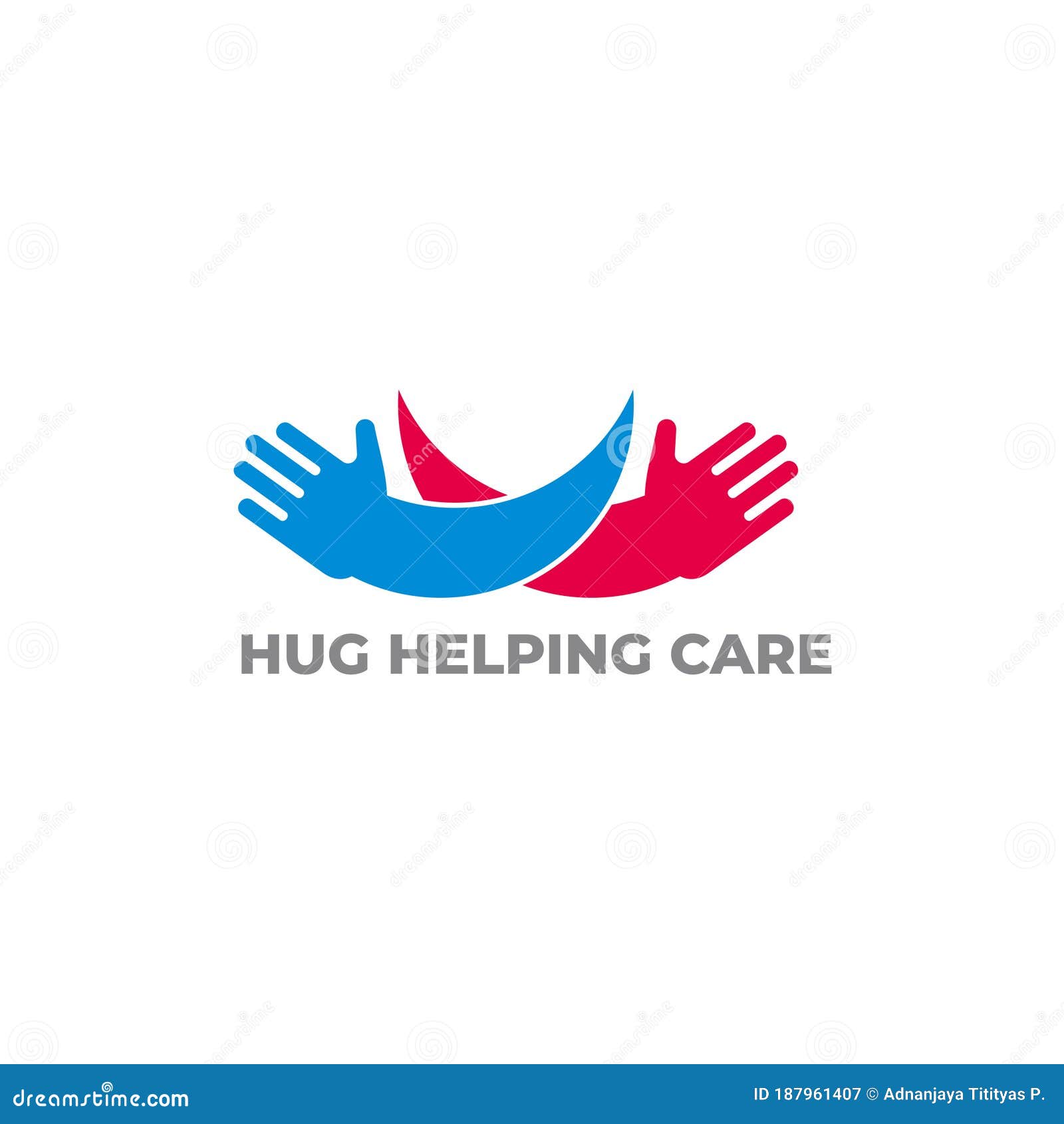 Hug Hand Care Motion Design Symbol Vector Stock Vector - Illustration ...
