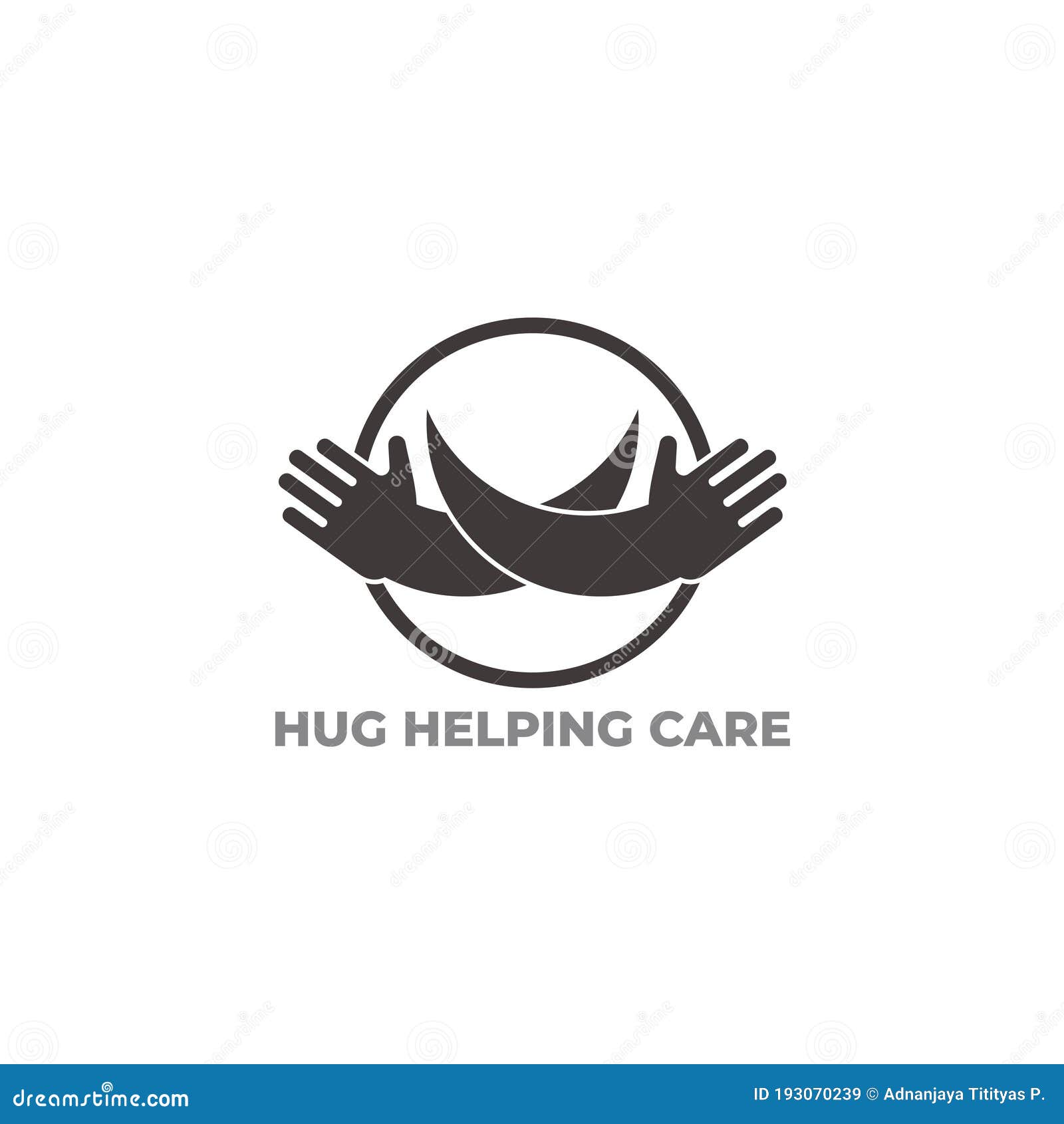 Hug Hand Care Motion Design Symbol Vector Stock Vector - Illustration ...