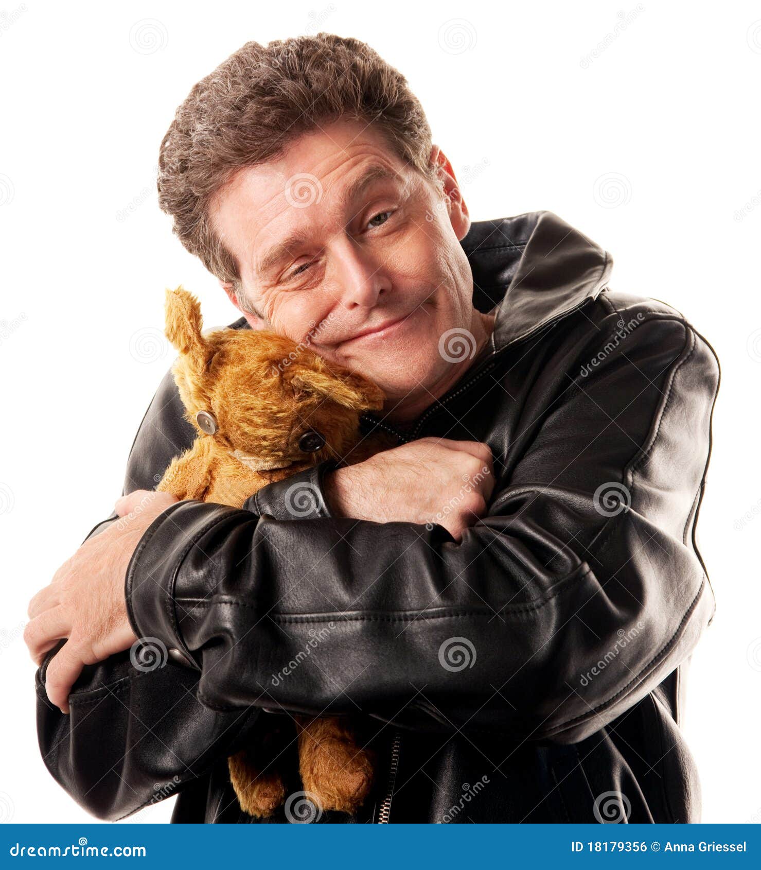 Hug a Toy stock photo. Image of leather, cute, attitude - 18179356