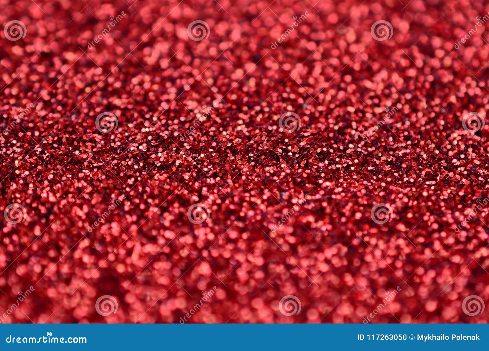 A Huge Amount of Red Decorative Sequins. Background Texture with Shiny ...