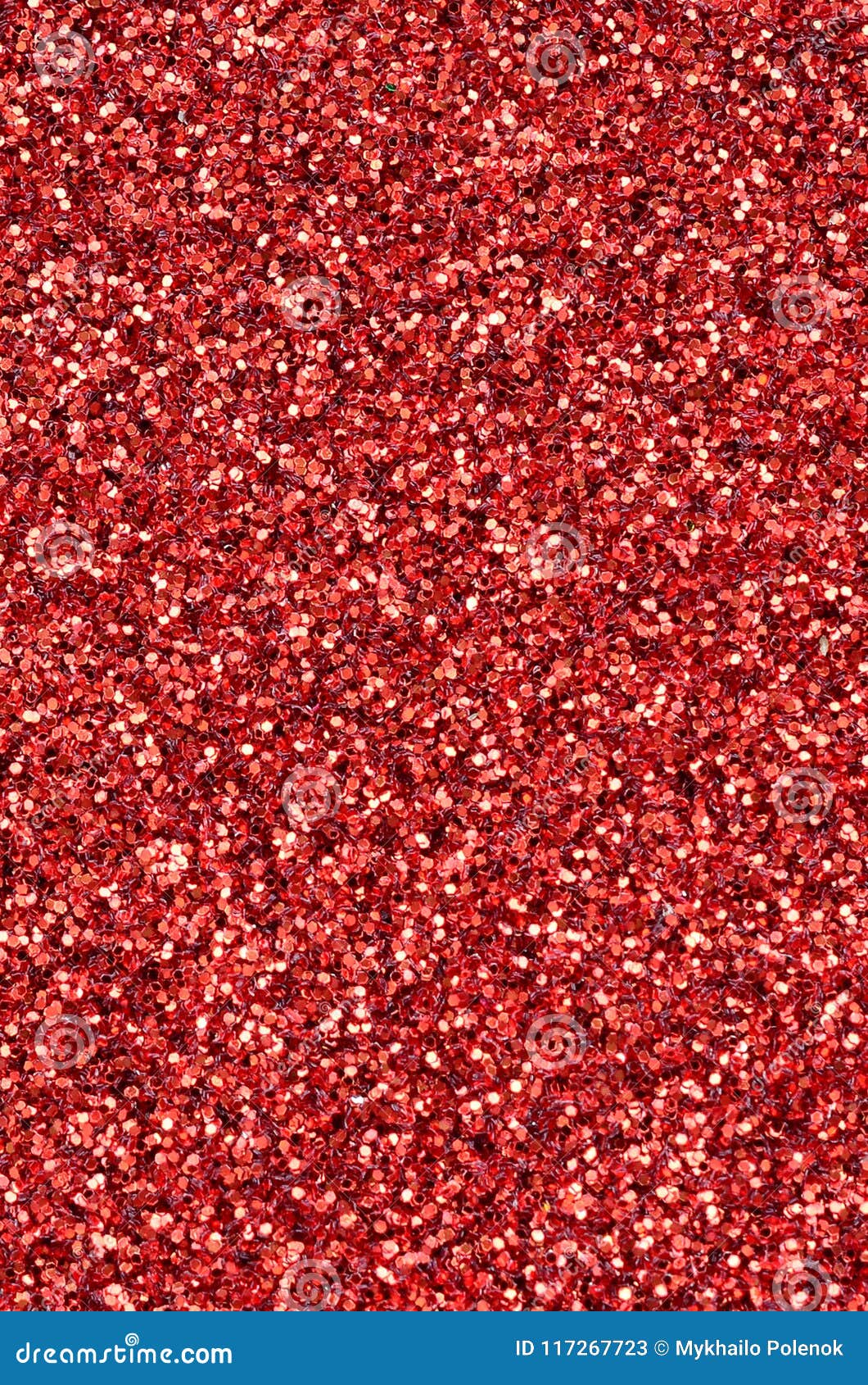A Huge Amount of Red Decorative Sequins. Background Texture with Shiny ...