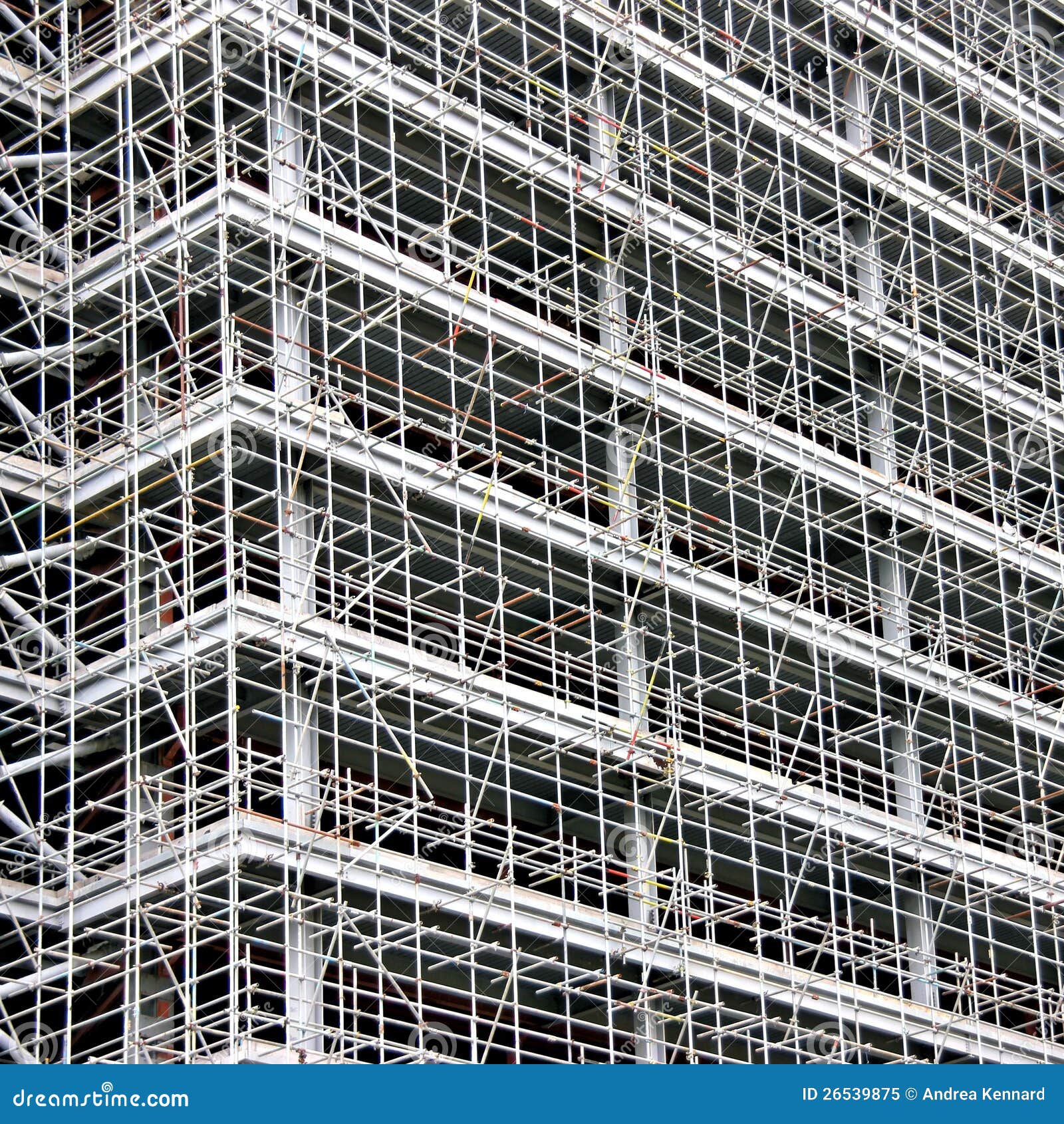 Huge amount of scaffolding stock image. Image of home - 26539875