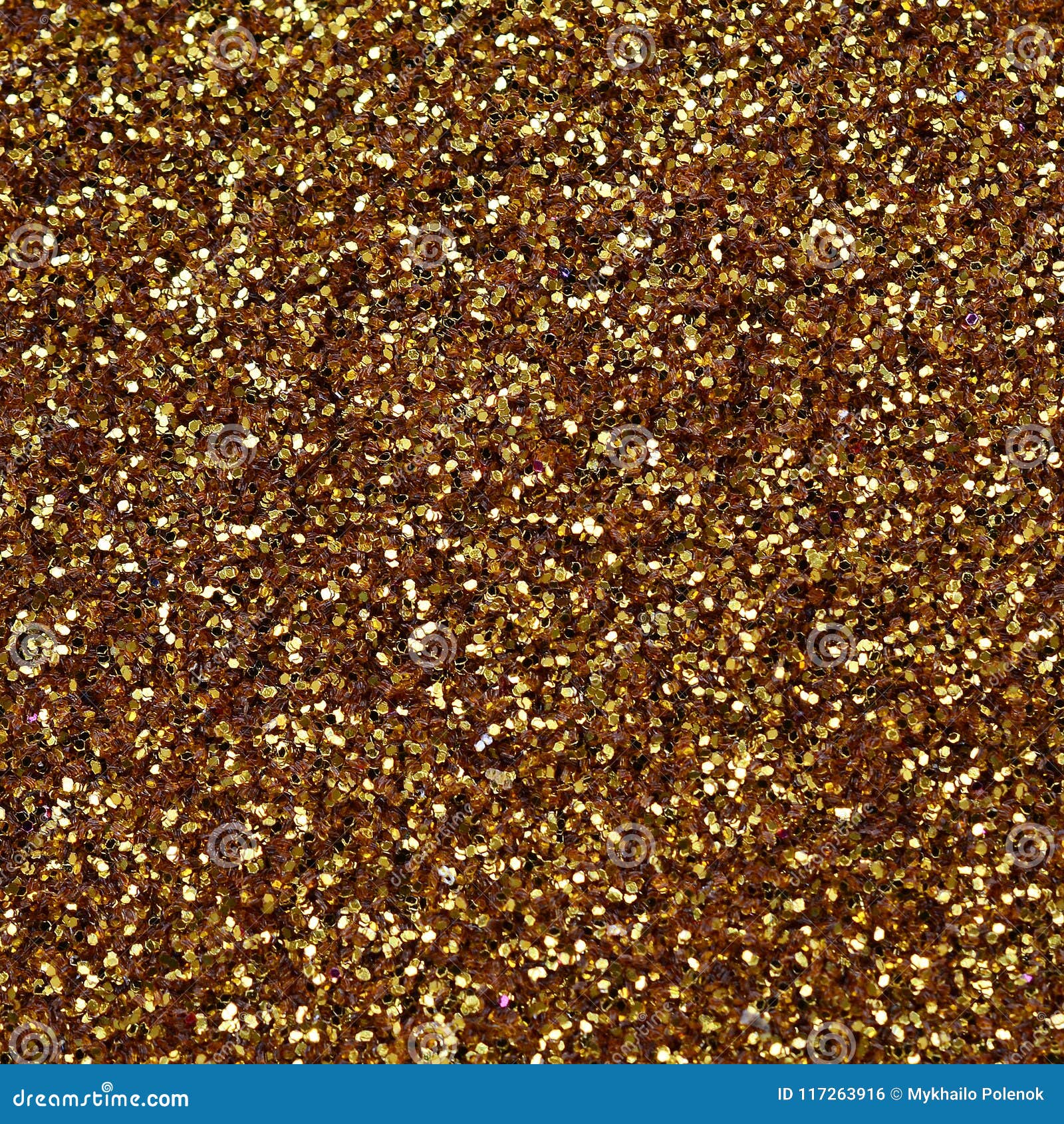 A Huge Amount of Yellow Decorative Sequins. Background Texture with ...