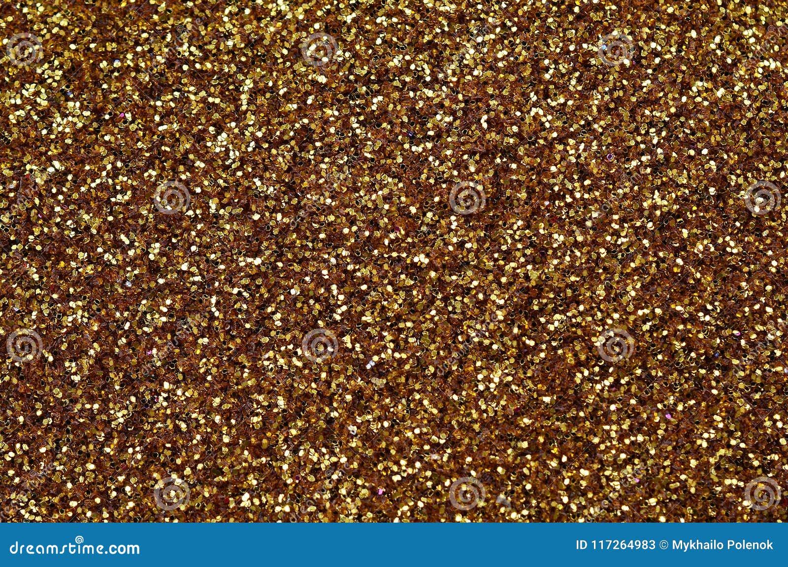 A Huge Amount of Yellow Decorative Sequins. Background Texture with ...