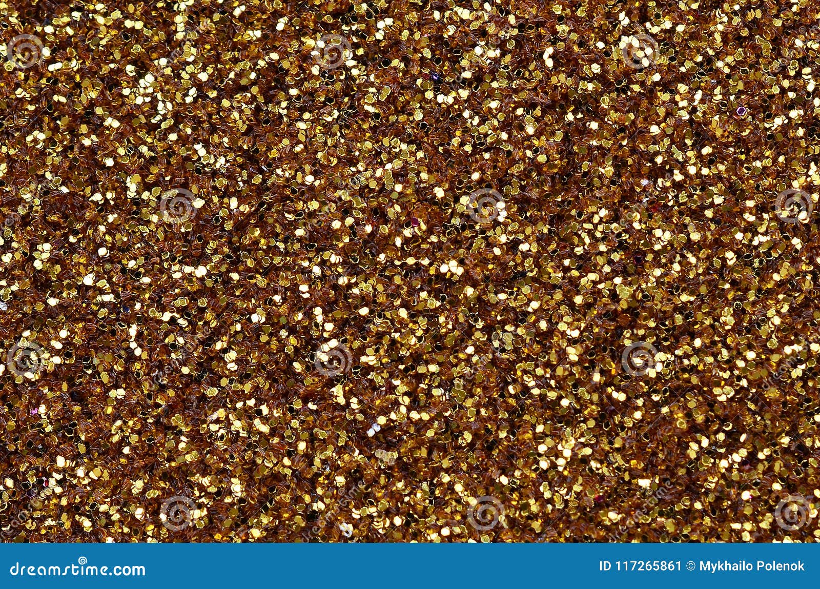 A Huge Amount of Yellow Decorative Sequins. Background Texture with ...