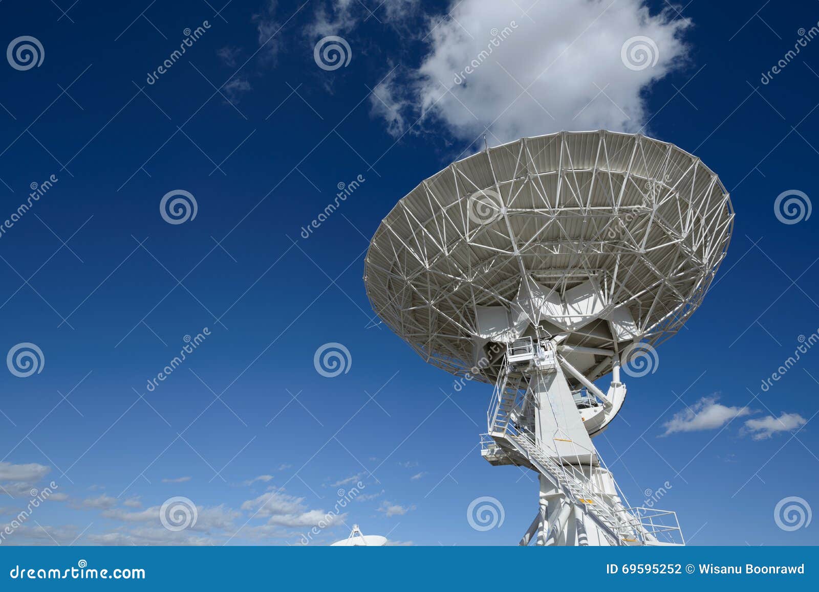 Huge Antenna Dish at Very Large Array Stock Photo - Image of metal ...