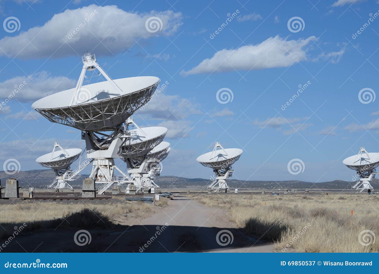 Huge Antenna Dish at Very Large Array Stock Image - Image of dish ...