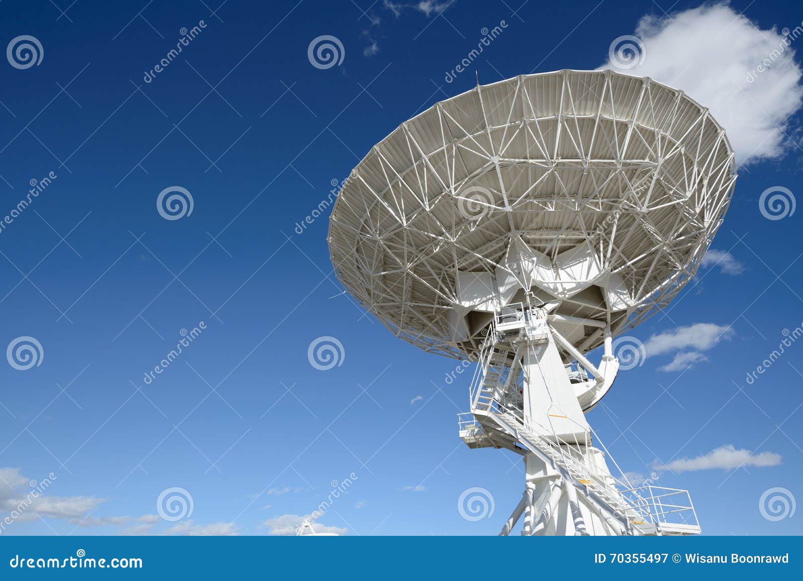 Huge Antenna Dish at Very Large Array Stock Image - Image of radio ...