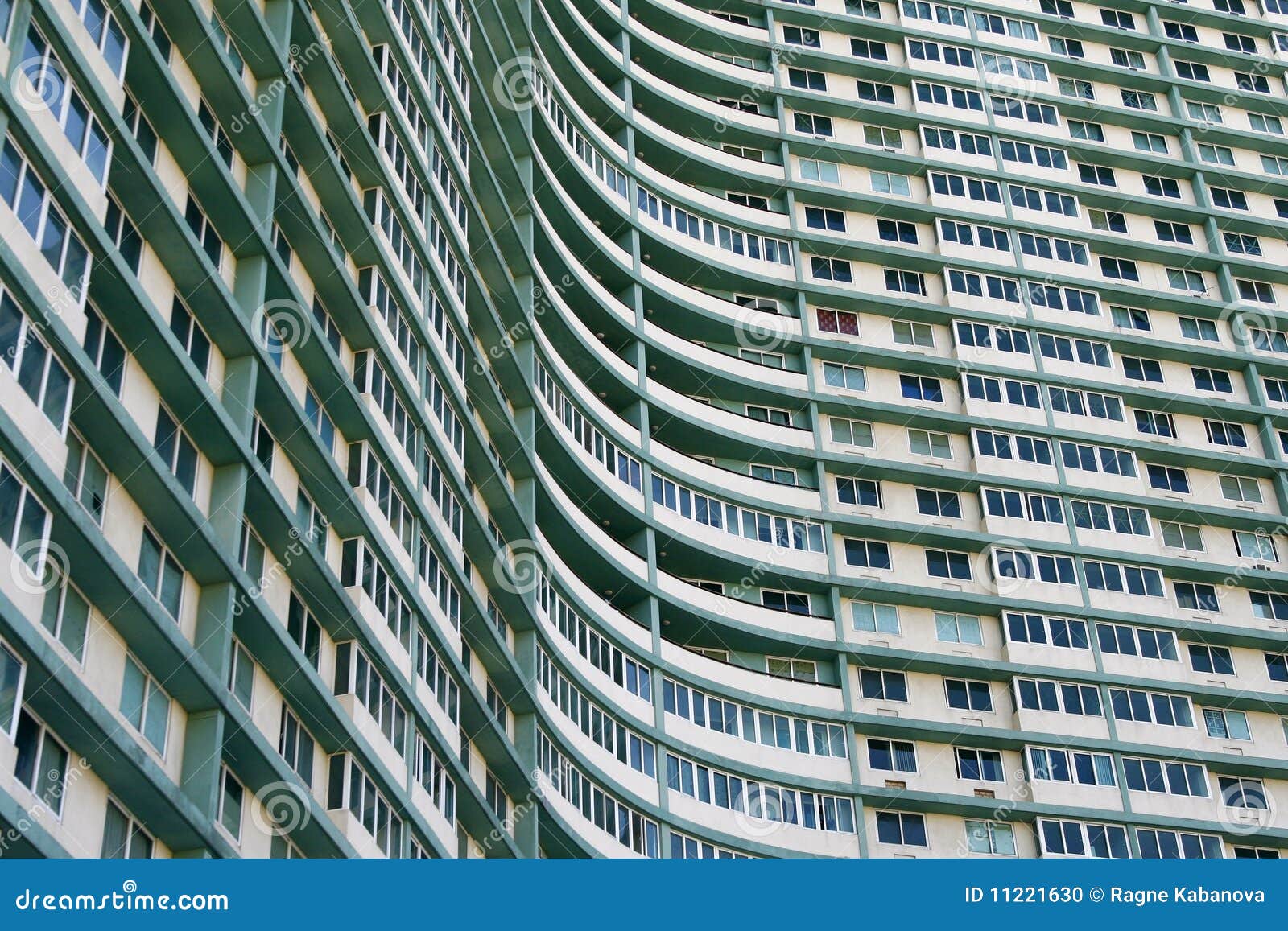 Huge Apartment Building Complex in Havana, Cuba Stock Photo - Image of ...