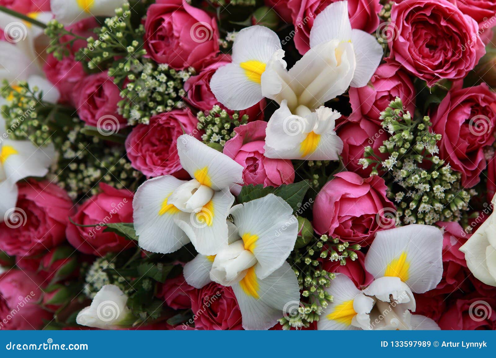 Huge Beautiful Bouquet of Roses Stock Image - Image of birthday, flora ...