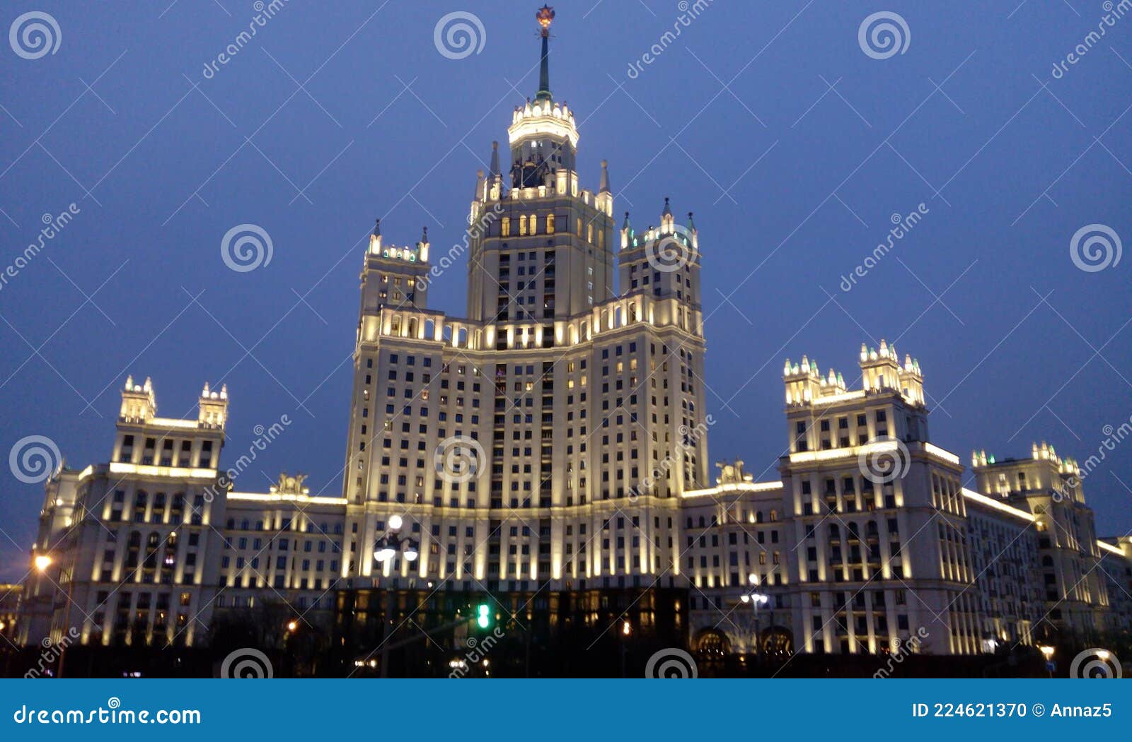 Huge Building with a Tower editorial image. Image of reflection - 224621370