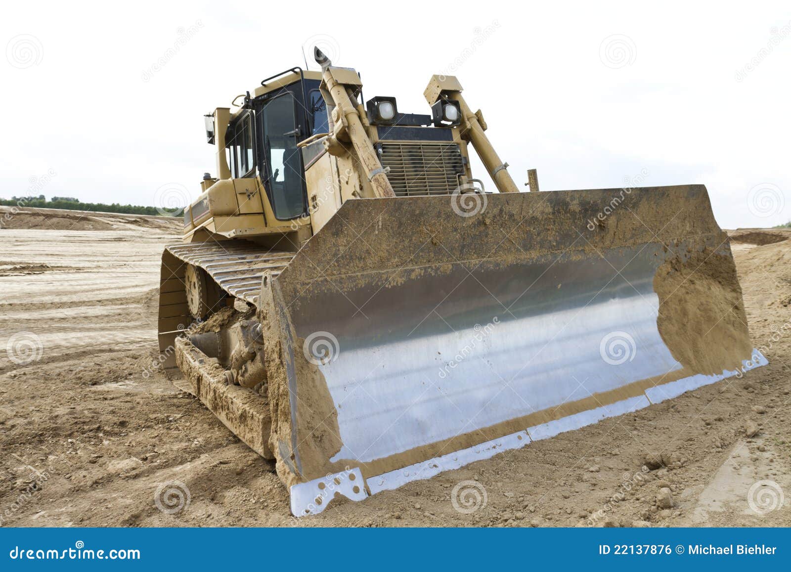 Huge bulldozer stock photo. Image of packing, soil, ground - 22137876