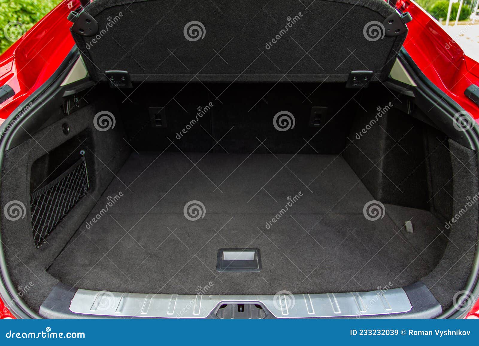 Huge, Clean and Empty Car Trunk in Interior of Compact Suv. Editorial ...