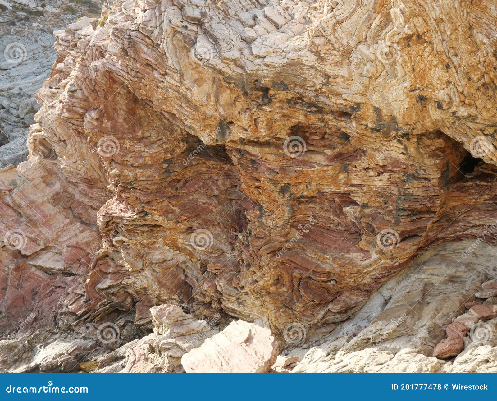 Huge Cliffs Captured in Crete, Greece during the Daytime Stock Photo ...