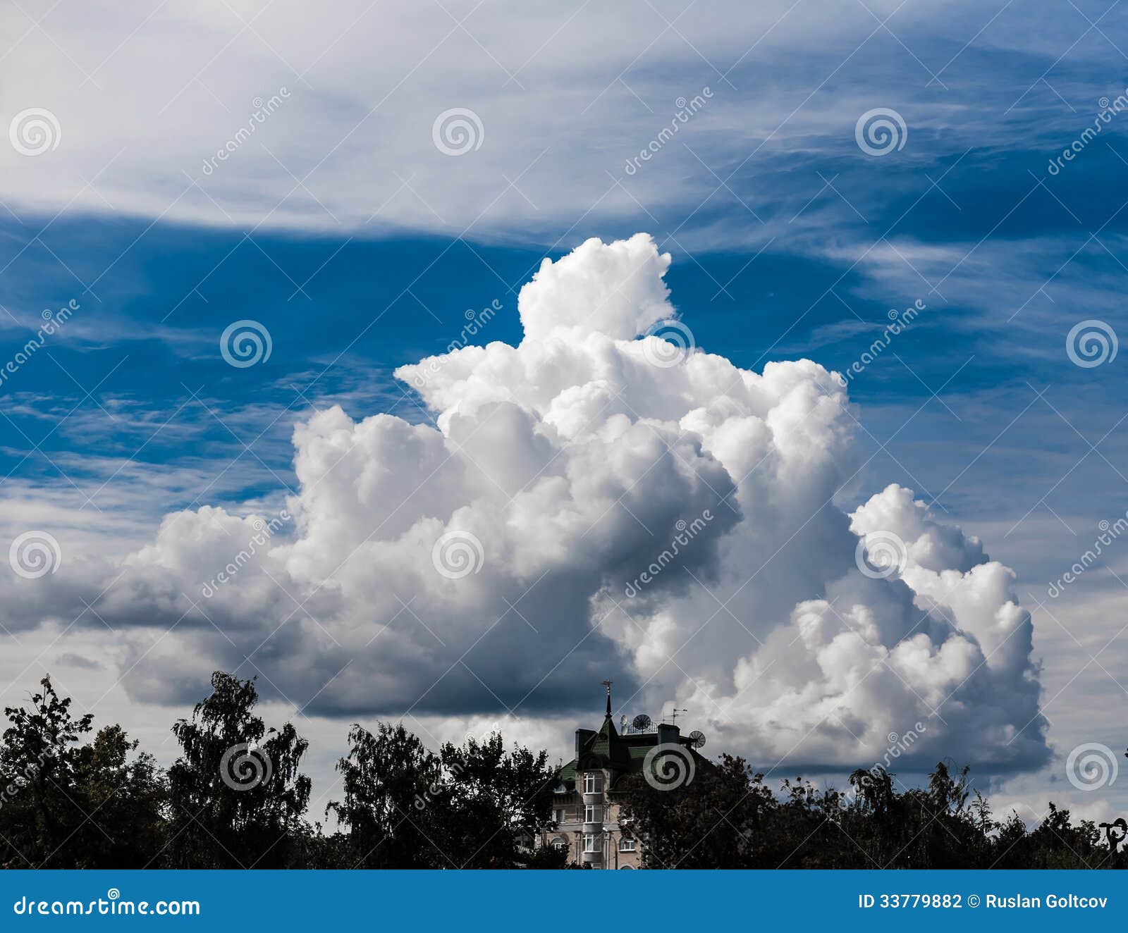 A huge cloud stock photo. Image of city, unusual, calendar - 33779882