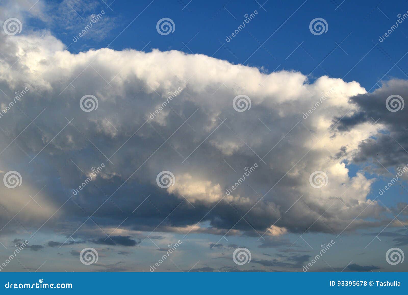 Huge cloud stock photo. Image of bright, outdoor, heaven - 93395678