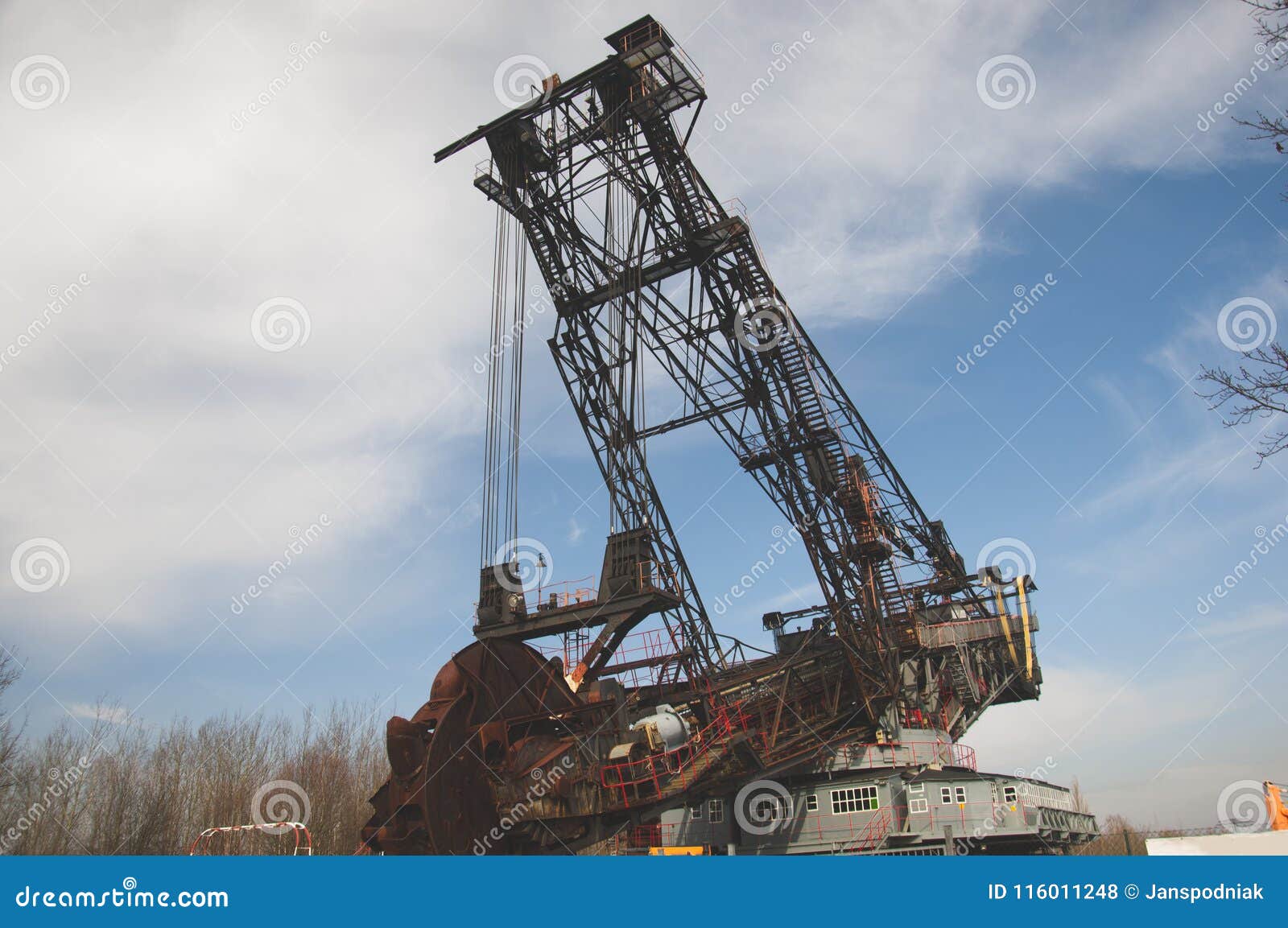 The Huge Coal Mining Machine Stock Photo - Image of excavator, dirt ...