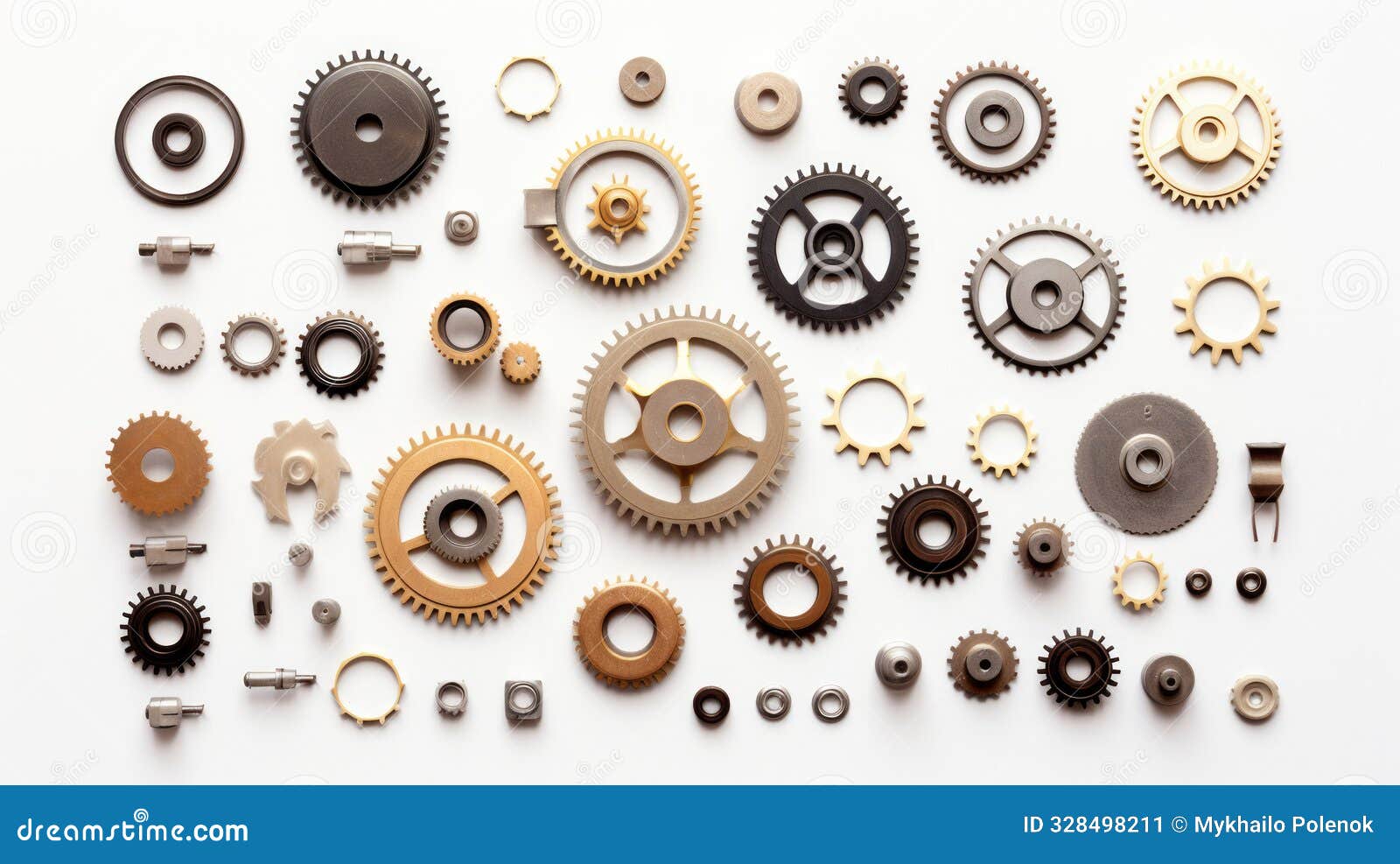 A Huge Collection of Random Industrial Metal Objects Isolated on a ...